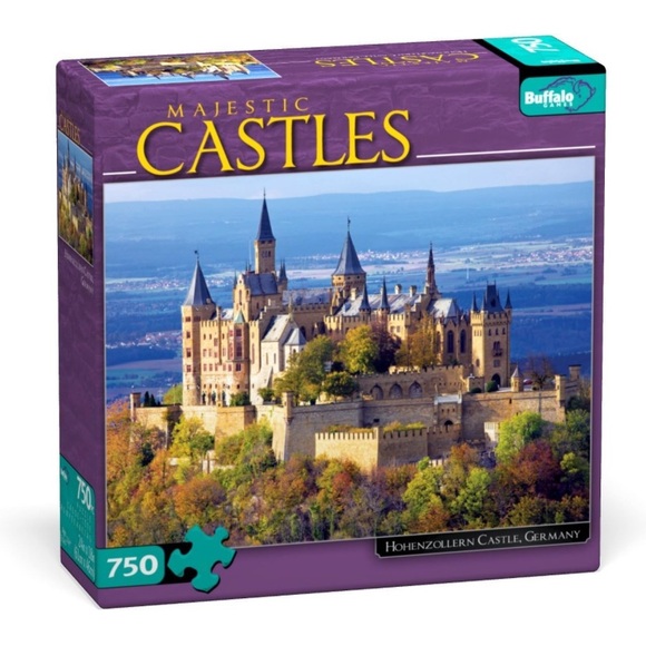 Toys | Majestic Castles 75piece Puzzle By Buffalo Games Hohenzollern ...